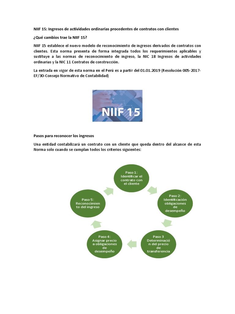 Niif 15 PC2 | PDF | normas internacionales de INFORMACION FINANCIERA ...
