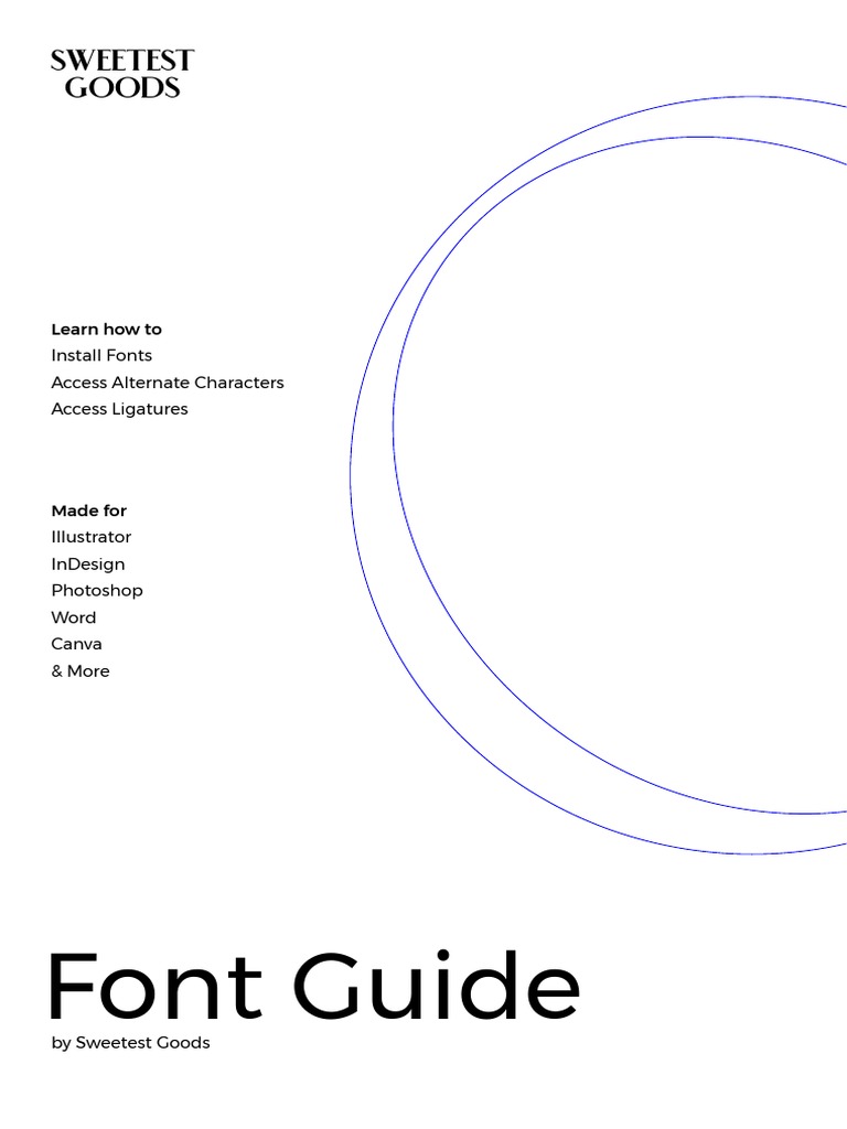 Chatoyer Font Guide | PDF | Typefaces | Microsoft Word