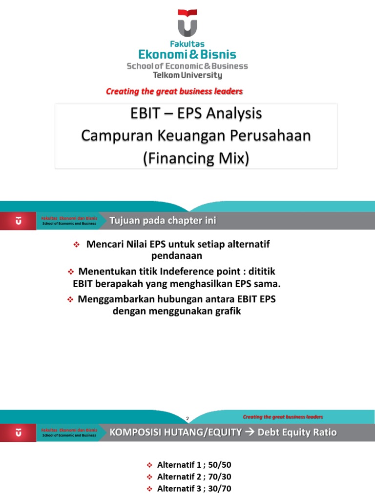Pertemuan 11 EBIT-EPS Analysis - 2022 | PDF
