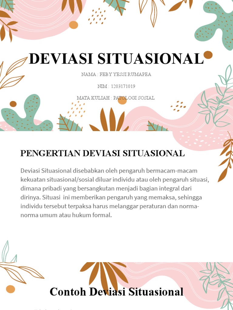 Deviasi Situasional | PDF