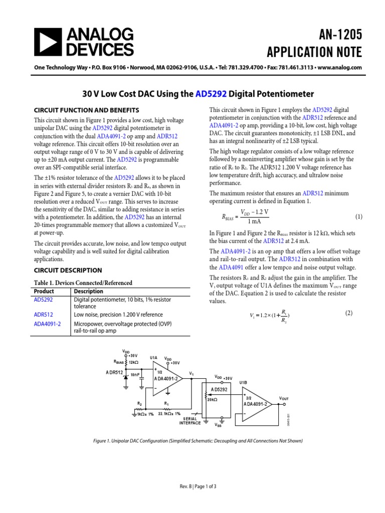 An 1205 | Download Free PDF | Resistor | Amplifier