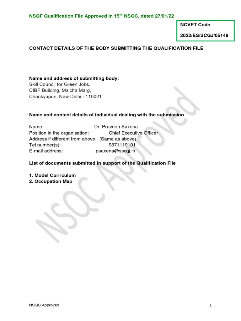 QF - Solar Photovoltaic Entrepreneur | PDF
