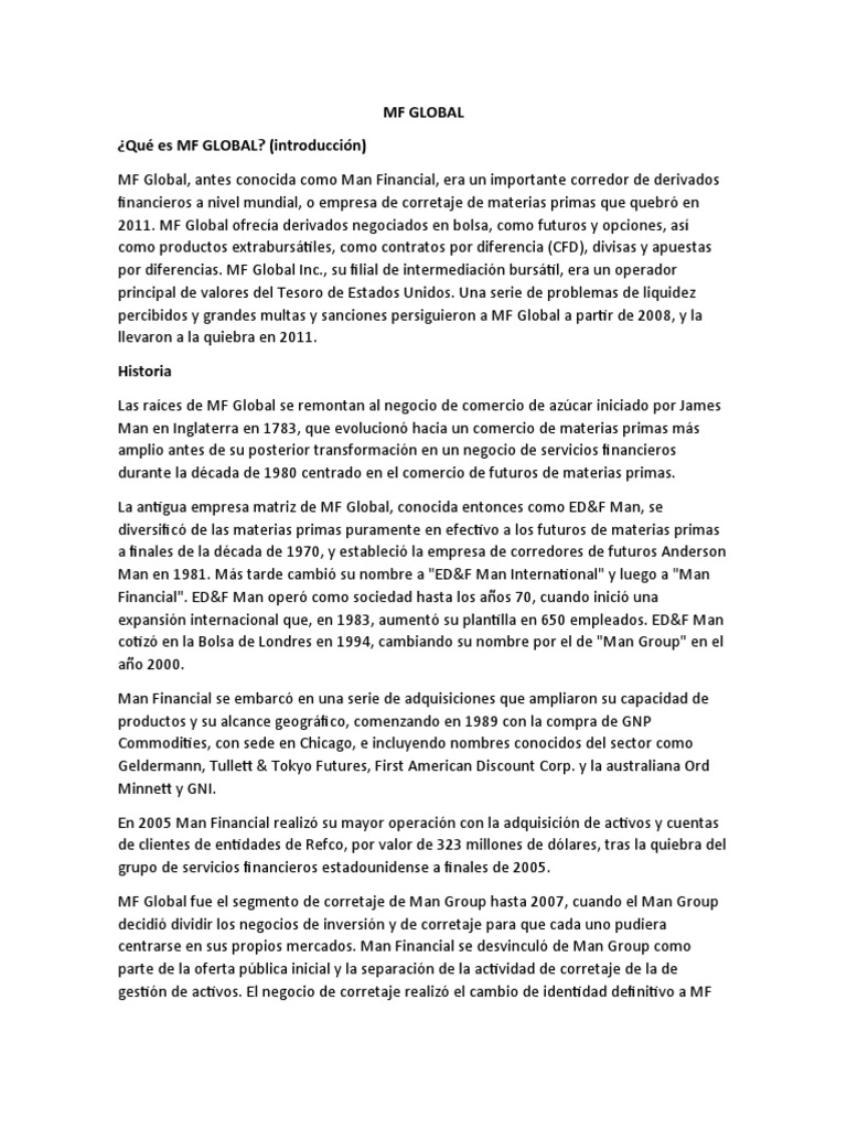 MF Global | PDF