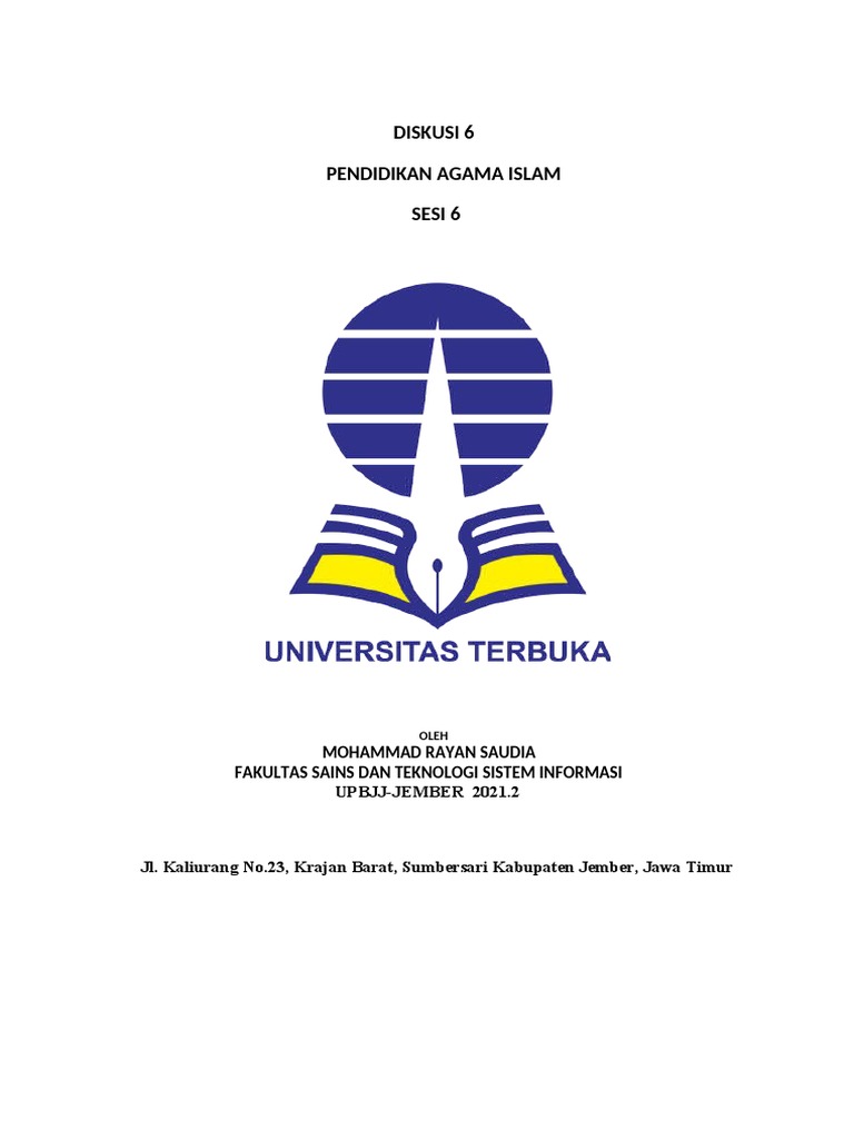 Diskusi 6 Pai Sesi 6 | PDF