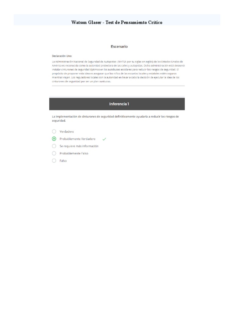 Watson Glaser | PDF