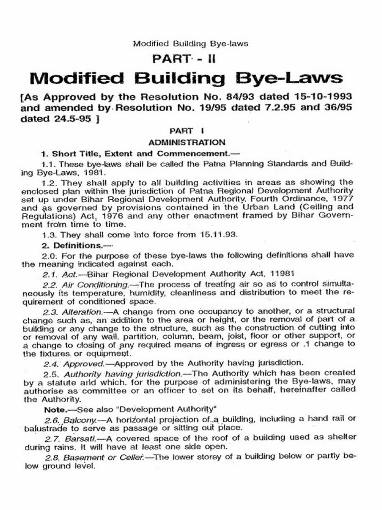 Building Bylaws | PDF