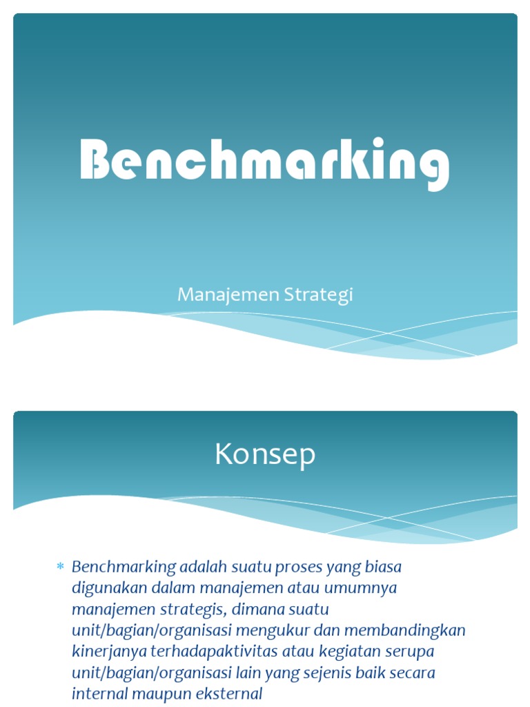 Benchmarking | PDF