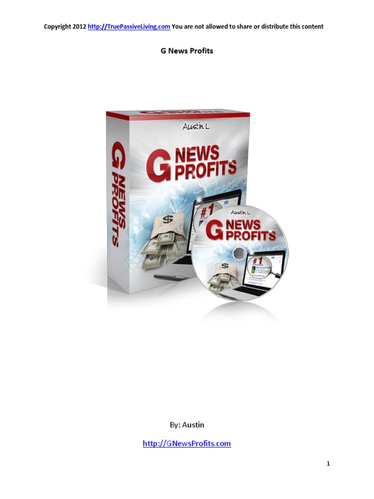 Google News Profits Guide | PDF