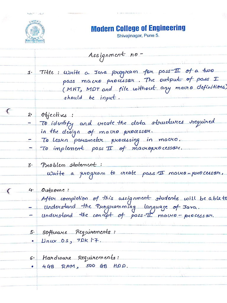 Spos Assignment 5 Pdf 