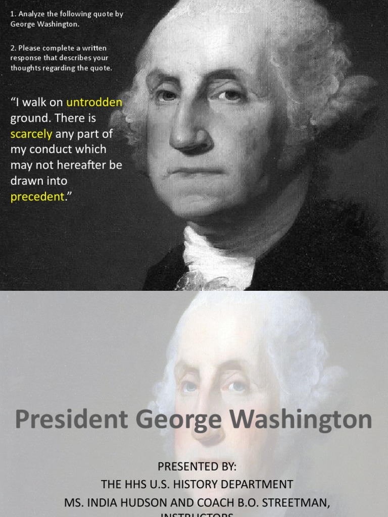 George Washington PPT 2020 | PDF | George Washington | Presidents Of ...