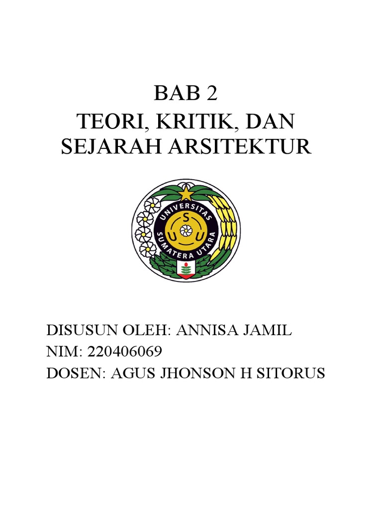 22-069 Annisa Jamil - Bab 2 - Pengantar Arsitektur | PDF