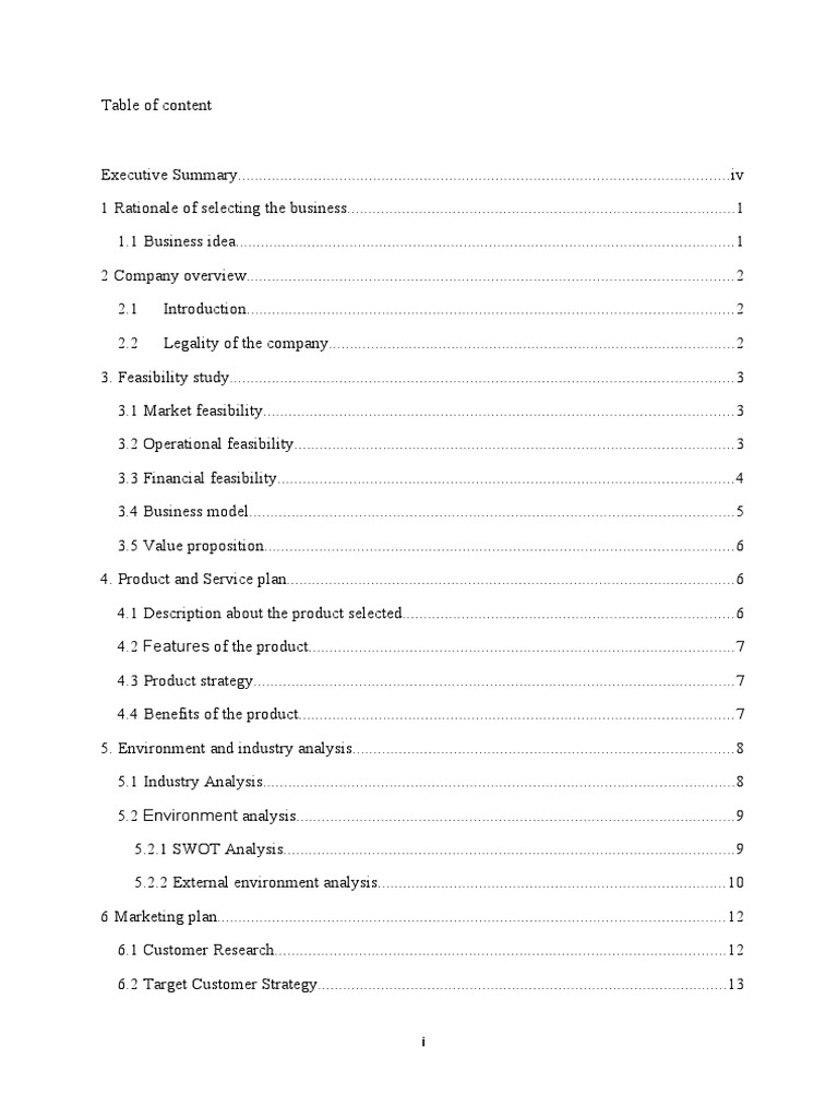 Business Plan | Download Free PDF | Brand | Marketing Research