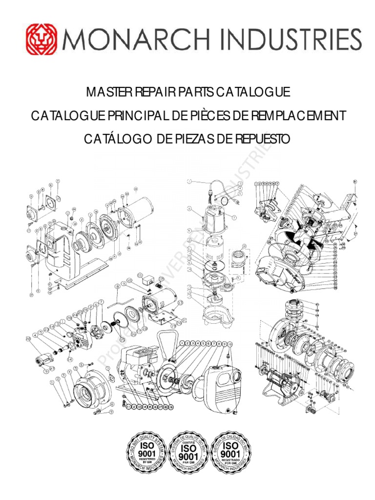 Monarch Repair Parts | PDF