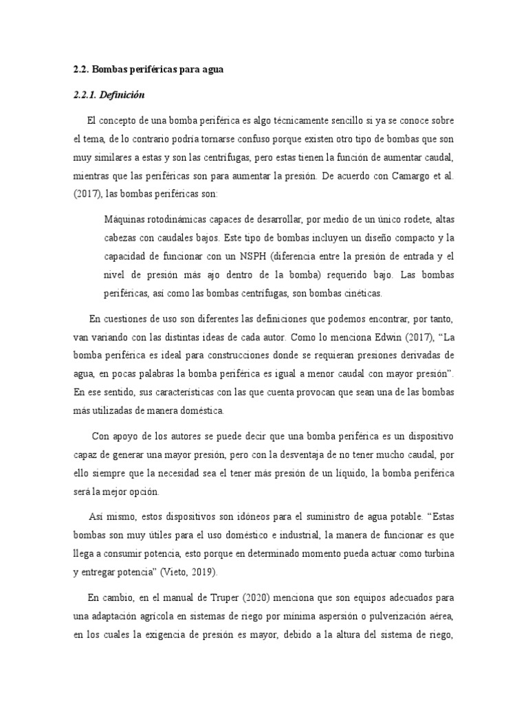 Tema 2.2 | PDF | Bomba | Agua
