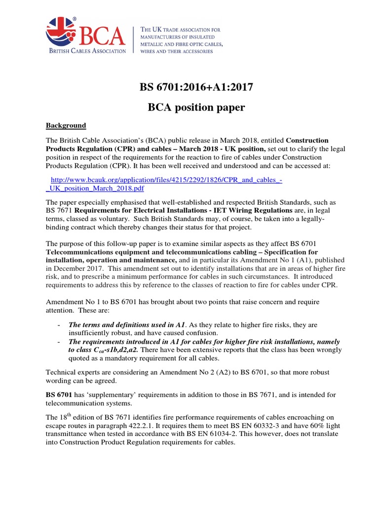 BS 6701:2016+A1:2017 Fire Safety Guidelines | PDF | Fire Safety | Safety
