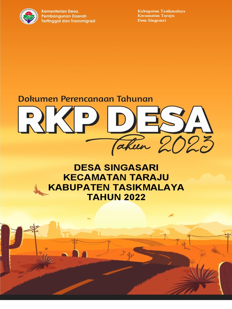 00.1. Dokumen RKP Desa Tahun 2023 | PDF