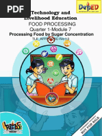 TLE Food Processing: Prepare Raw Materials | PDF | Pickling | Foods