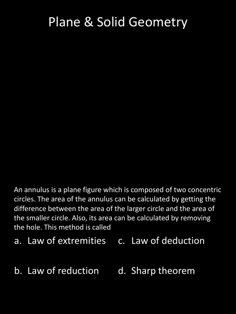 Plane and Solid Geometry | PDF | Science & Mathematics