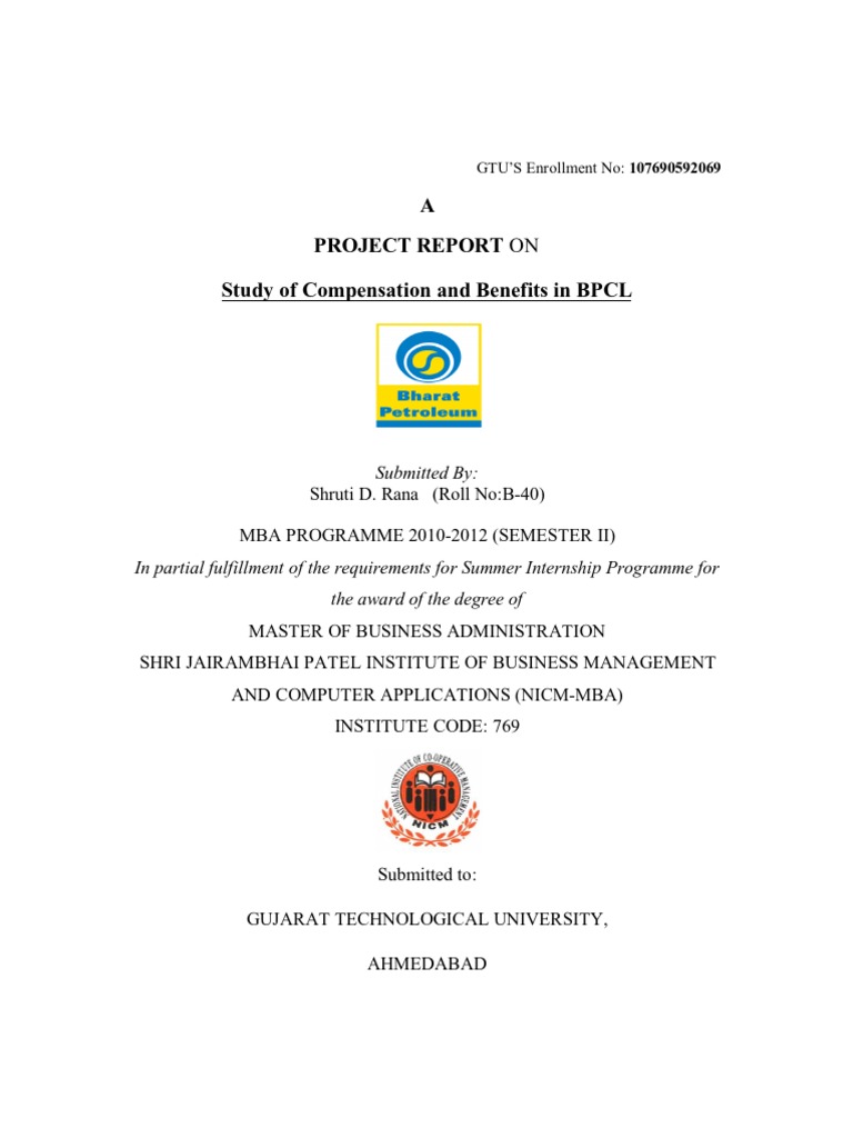 c C Con cc cccc c: c ccccccccccccc ccccccccccccccccc GTU¶S Enrollment No:c c