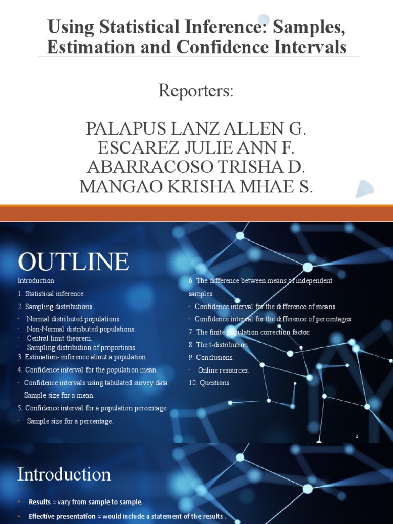 Using Statistical Inference | PDF