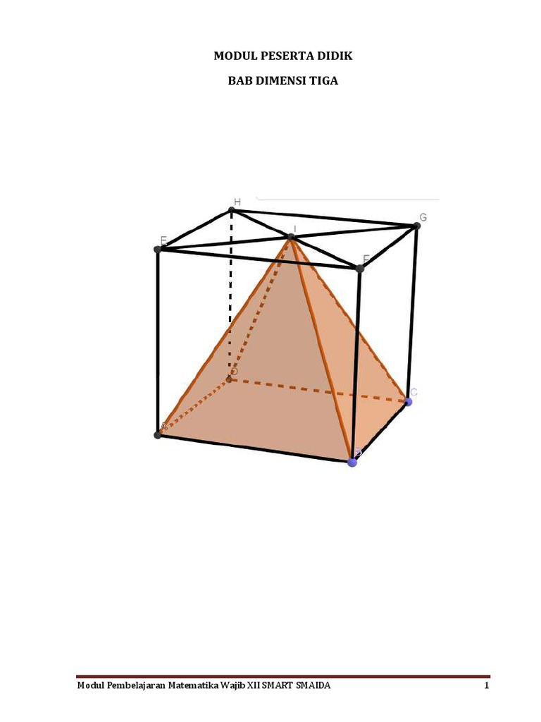 Modul Dimensi 3 Dan Statistika | PDF