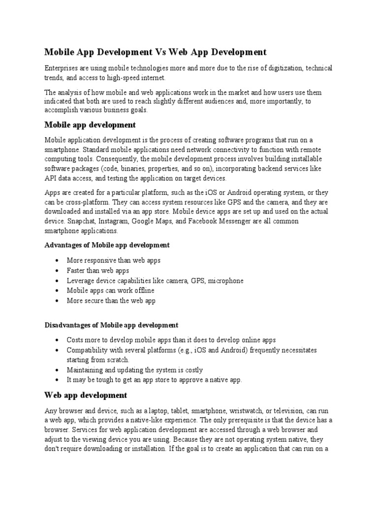 Mobile Assignment | PDF | Mobile App | Web Application