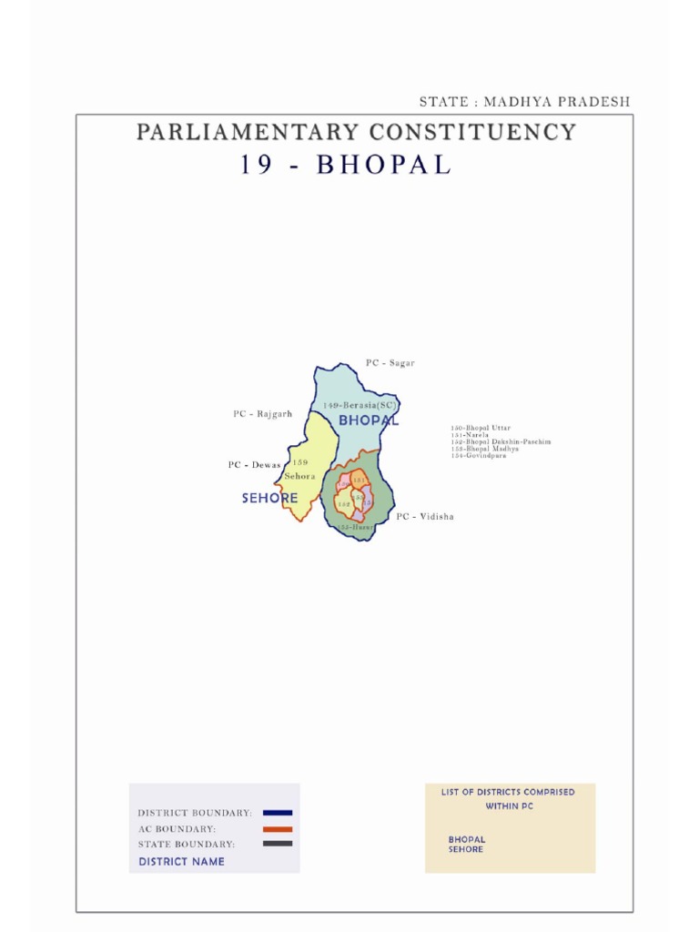 Bhopal Map-Parliamentary Constituency | PDF