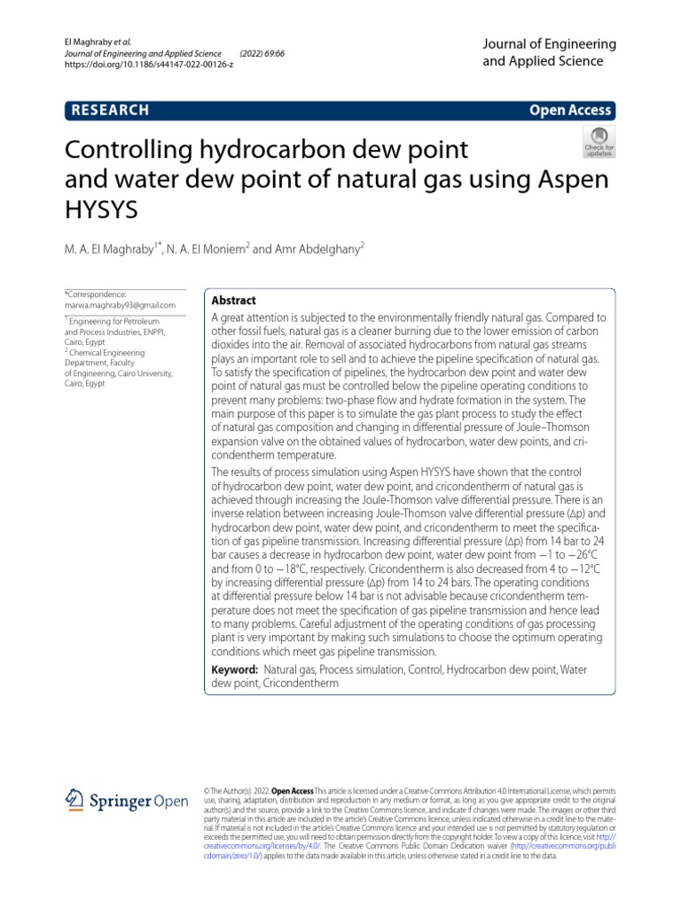 HC Dew Point | PDF
