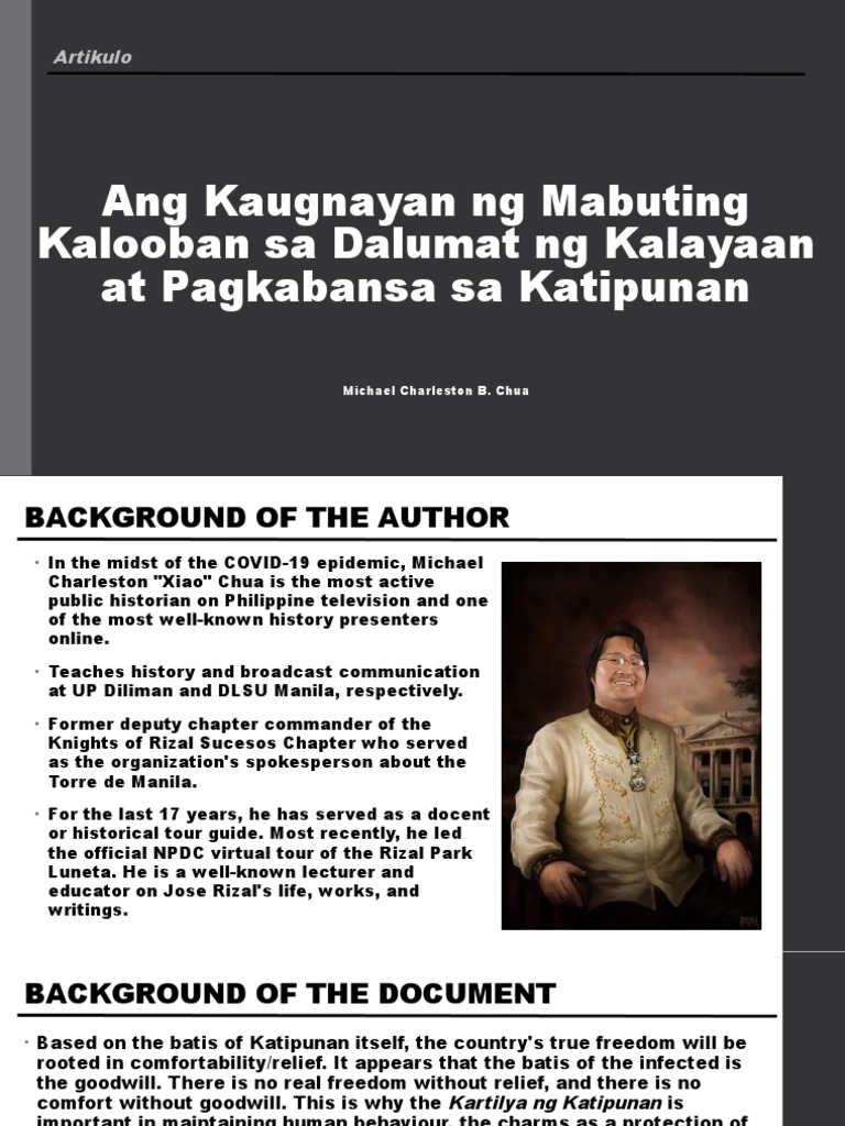 Ang Kaugnayan NG Mabuting Kalooban Sa Dalumat NG | PDF