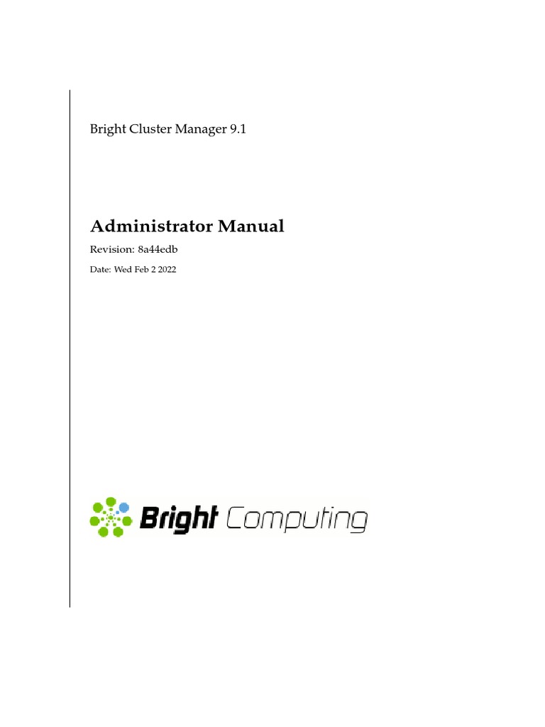 Bright Cluster Manager-Admin-Manual | Download Free PDF | Graphics Processing Unit | Computing