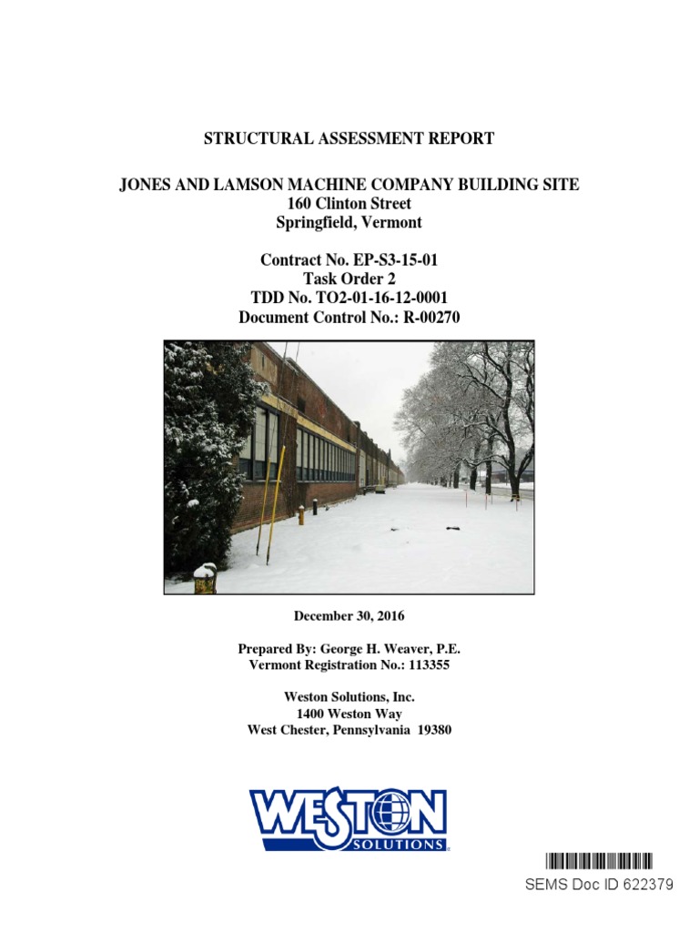Structural Assessment Report | PDF | Wall | Concrete