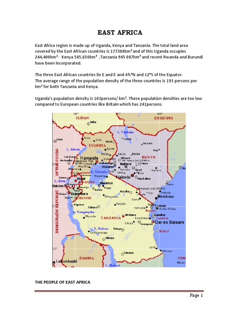Geog of East Africa 4 | PDF | Lava | Glacier