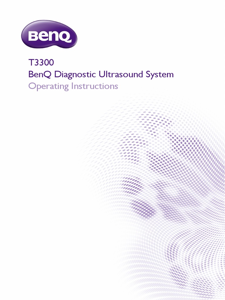 Diagnostic Ultrasound System T3300 Operating Instructions en v1.894 ...