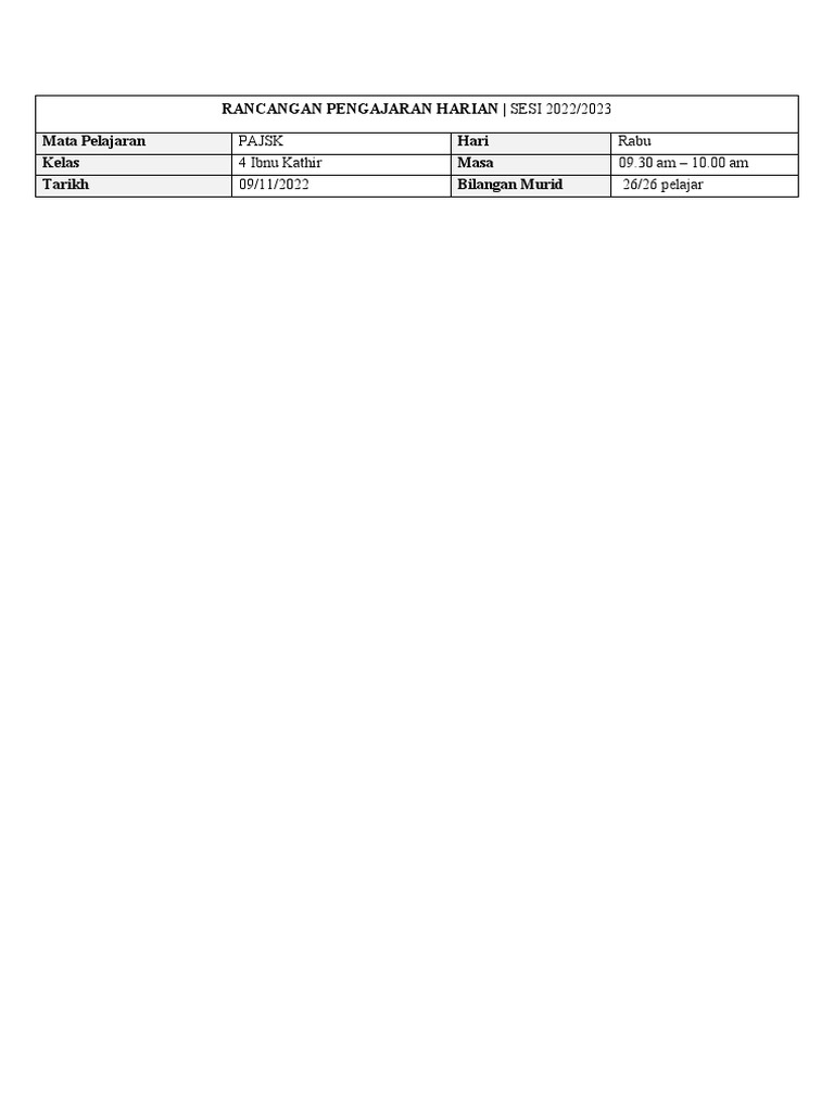 RPH Pasjk 9.11.2022 - M32 | PDF