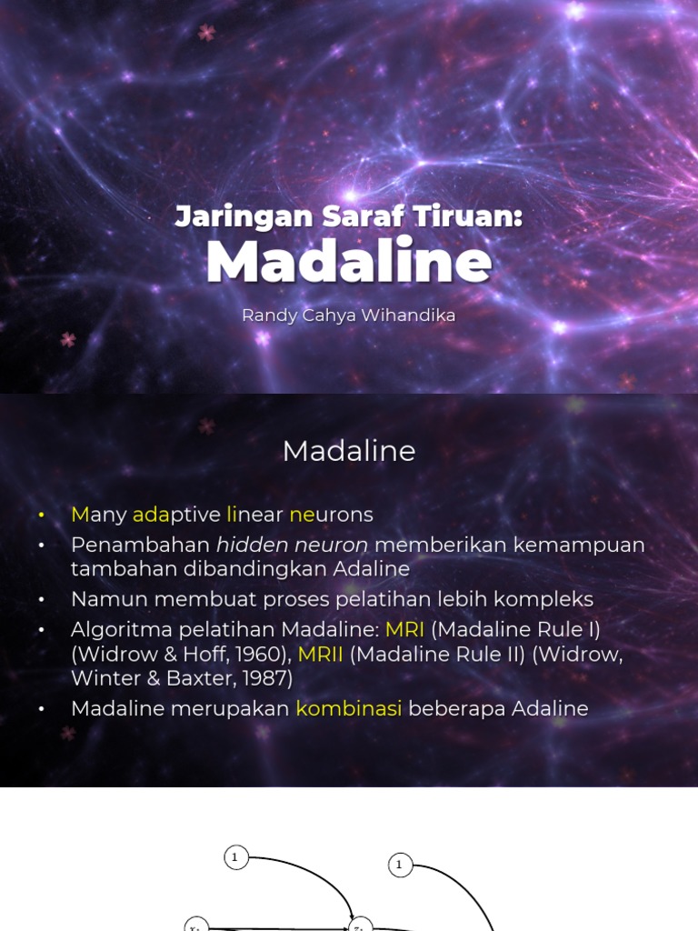Algoritma Pelatihan Madaline | PDF | Metode & Bahan Ajar