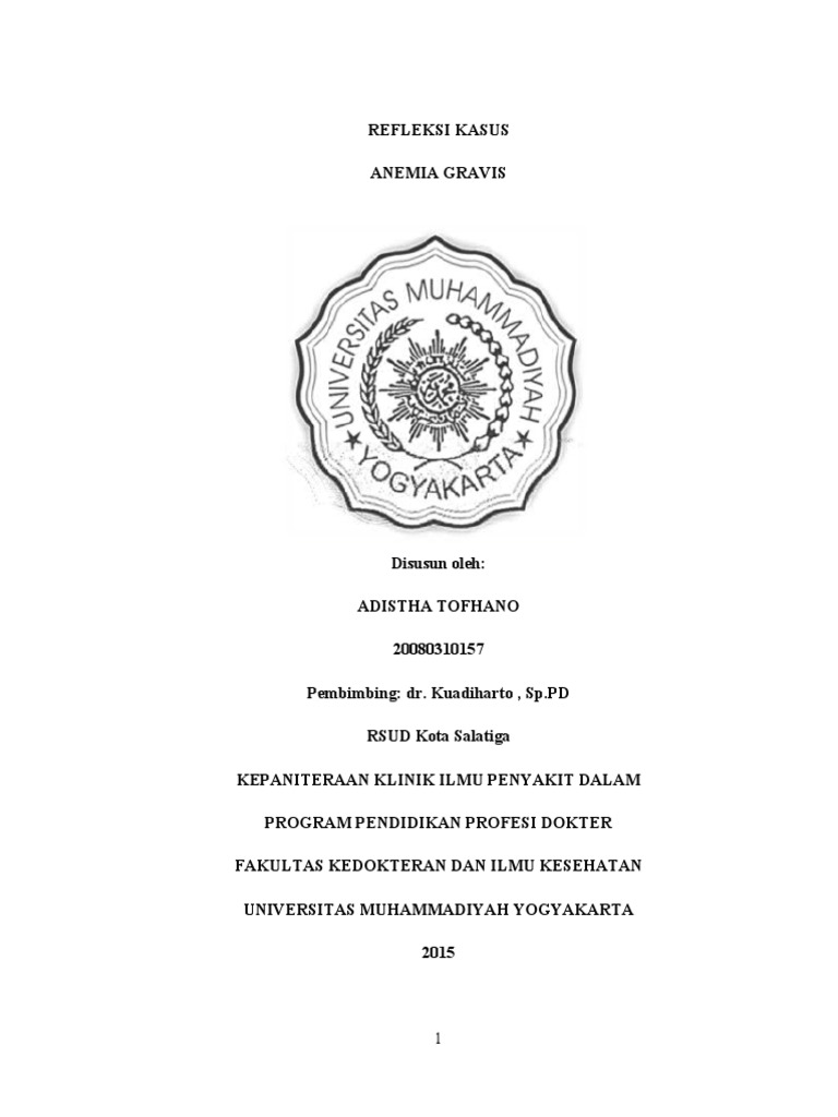 Kasus Anemia Gravis: Diagnosis dan Penatalaksanaan | PDF