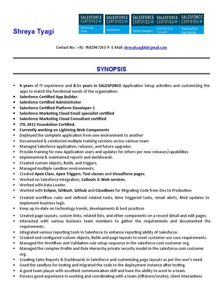Shreya's Resume | PDF | Software Engineering | Software Development