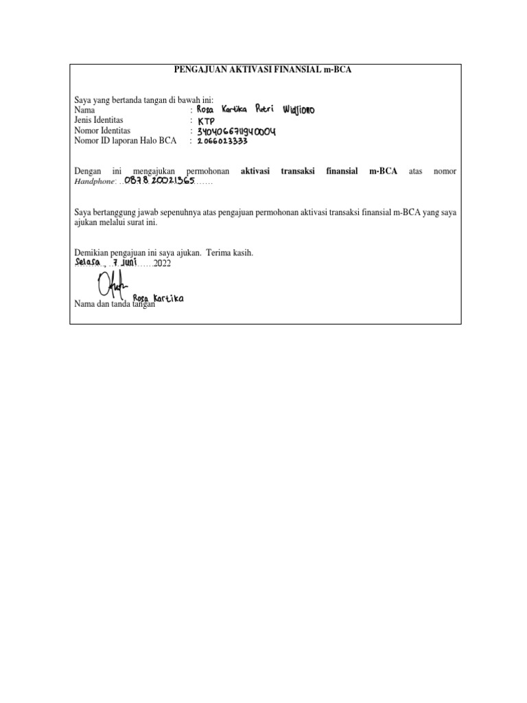 Aktivasi Finansial Bca - Perumperindo.co.id