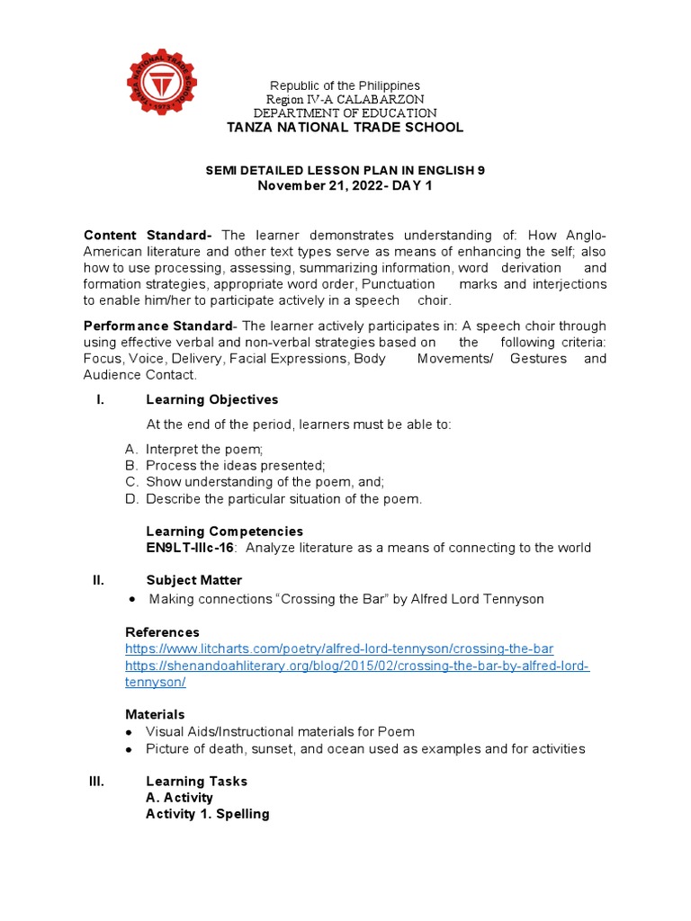 Making Connections Lesson Plan | PDF