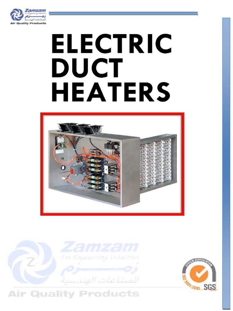 ZAMZAM Duct Heater | PDF | Duct (Flow) | Fuse (Electrical)