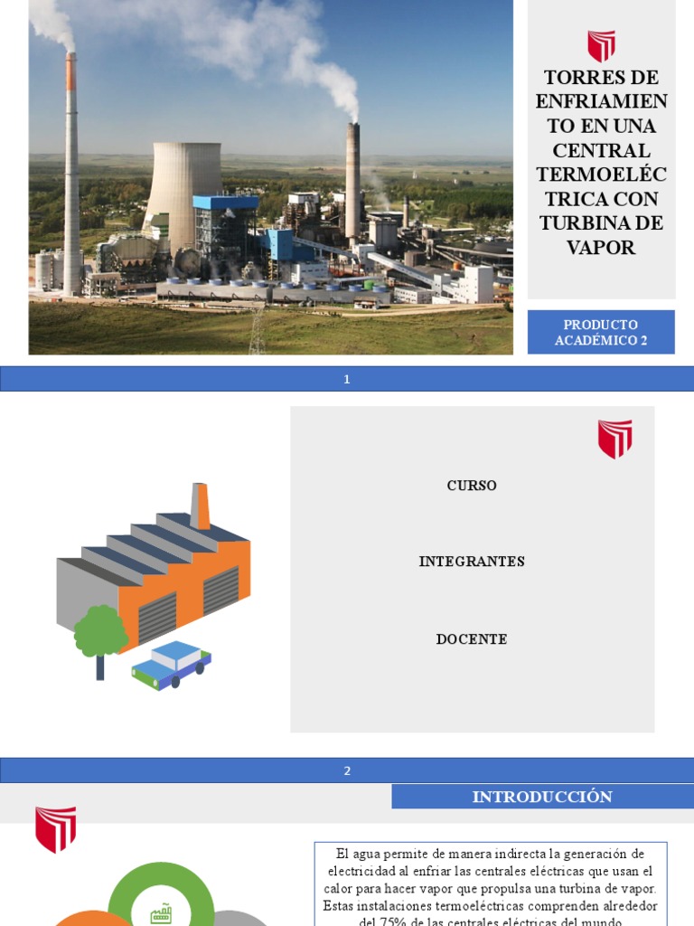 Torres de enfriamiento en centrales termoeléctricas con turbinas de vapor | PDF | Refrigeración ...