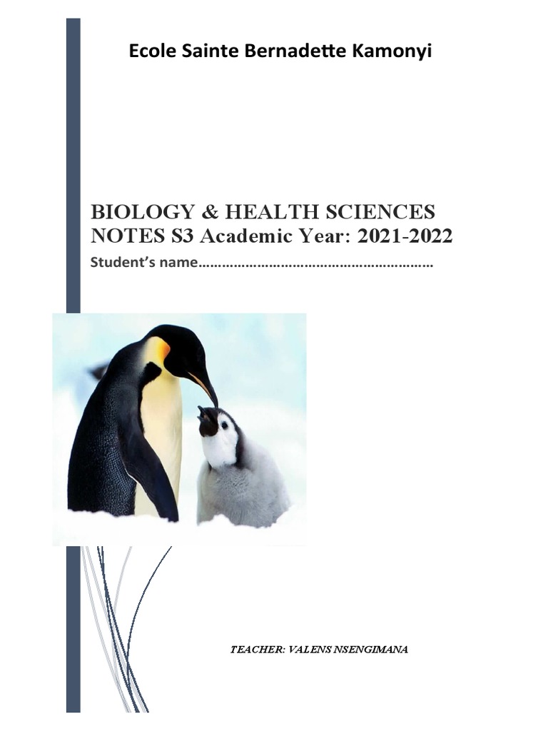 Esb Kamonyi Biology Notes s3 2021-2022 | PDF | Soil | Agriculture