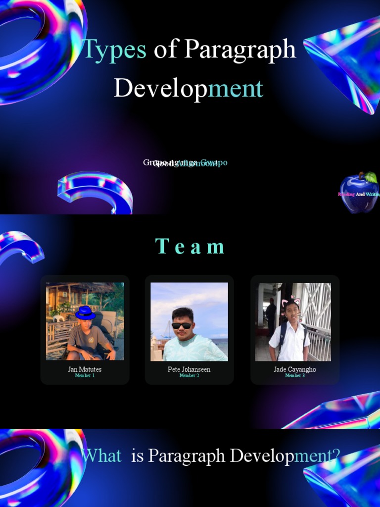 Types: of Paragraph Develop | Download Free PDF | Causality | Analogy