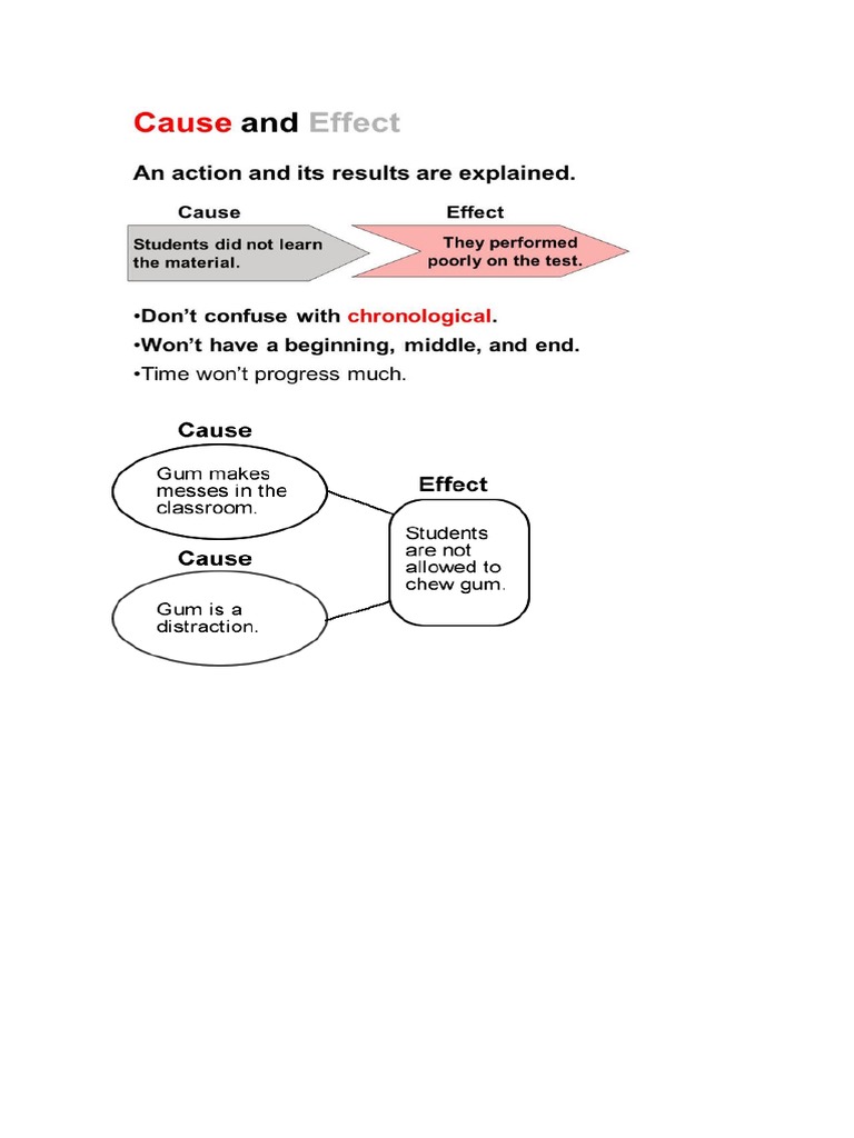 Cause and Effect Chacha | PDF