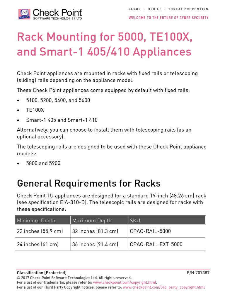 CP 5K TE100X Smart1 405410 RackMounting | PDF | Manufactured Goods ...