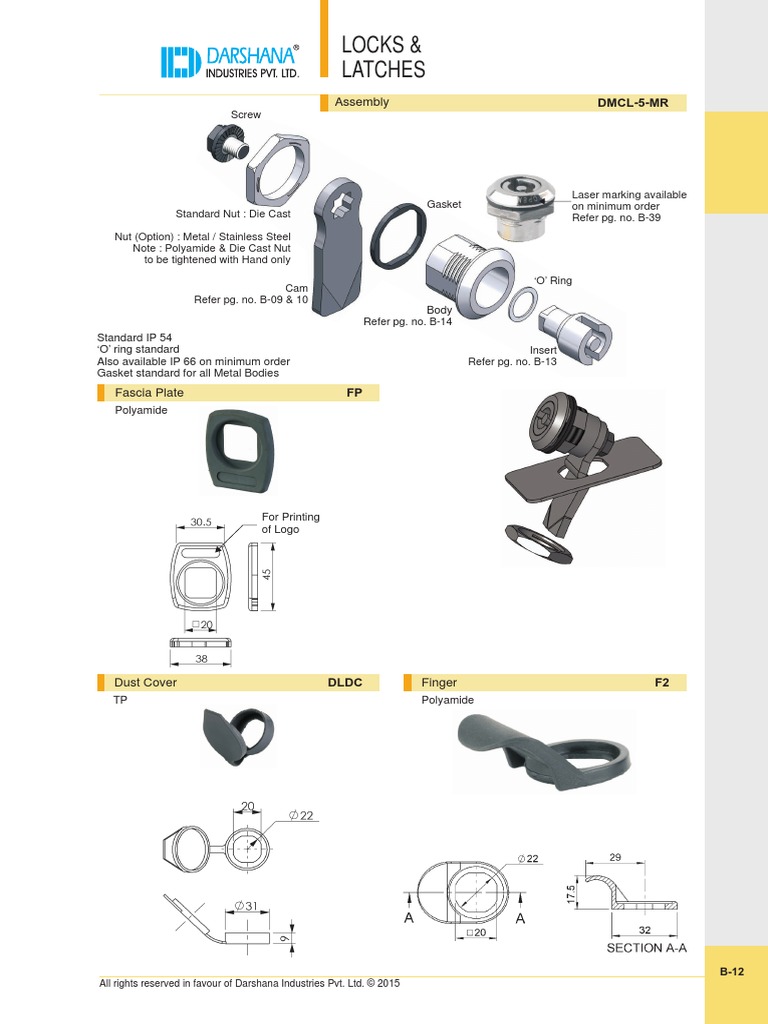 Darshan Locks | PDF | Components | Manufactured Goods