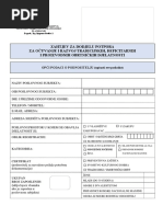 Obrazac Prijava Cinjenica Bitnih Za Oporezivanje NN4519 | PDF