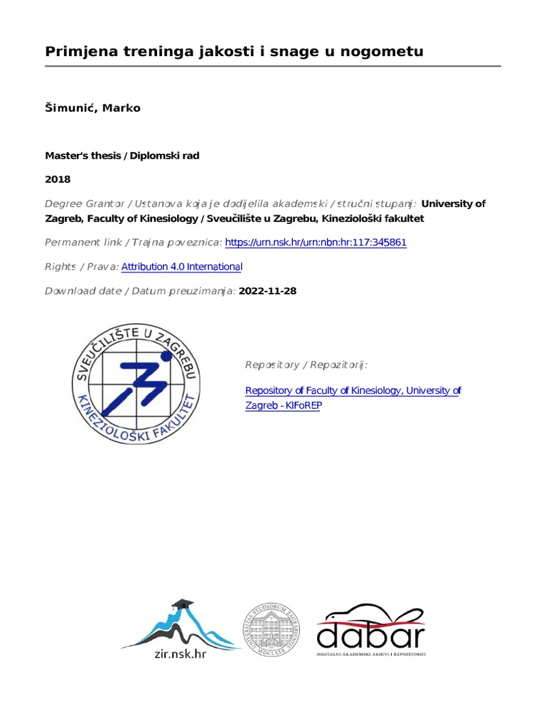 Trening Snage | PDF