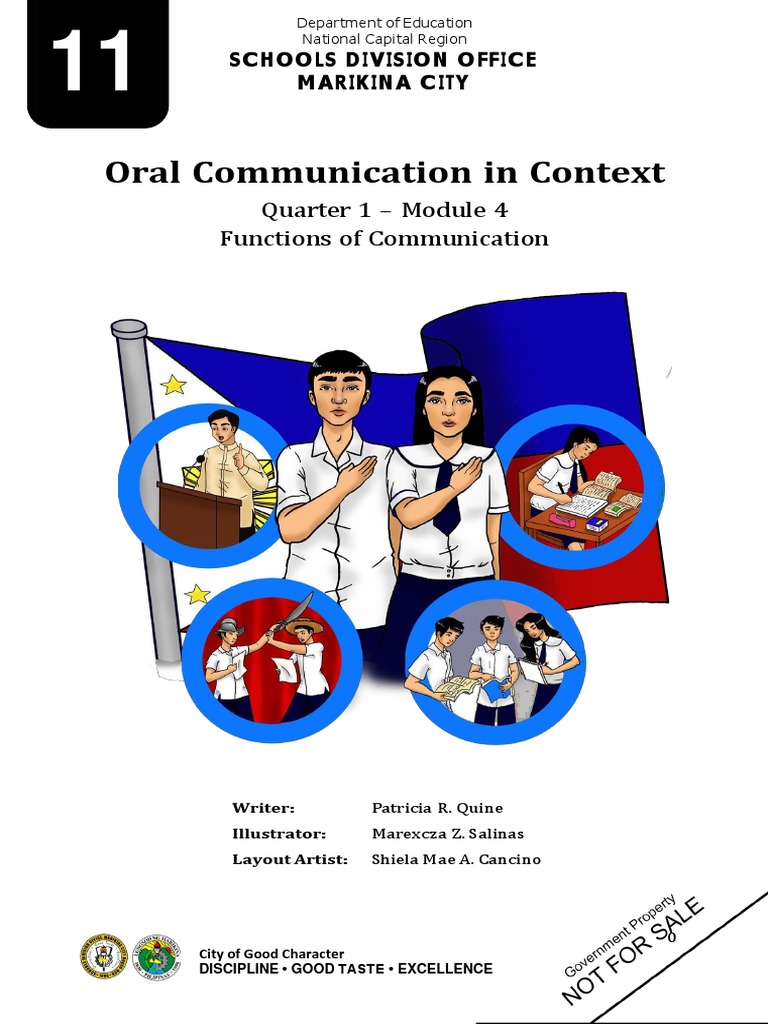Oral-Com - Q1 - Module-4 Functions of Communication | PDF ...