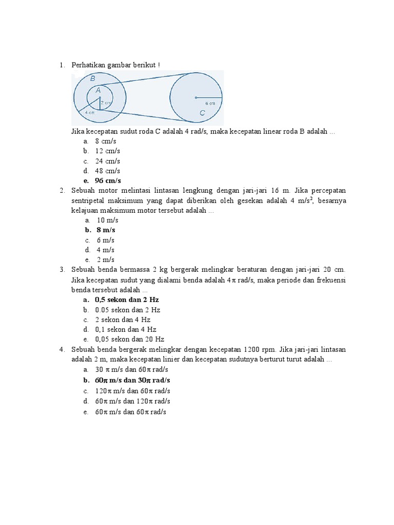 Soal Dan Kunci GMB | PDF | Griya & Taman